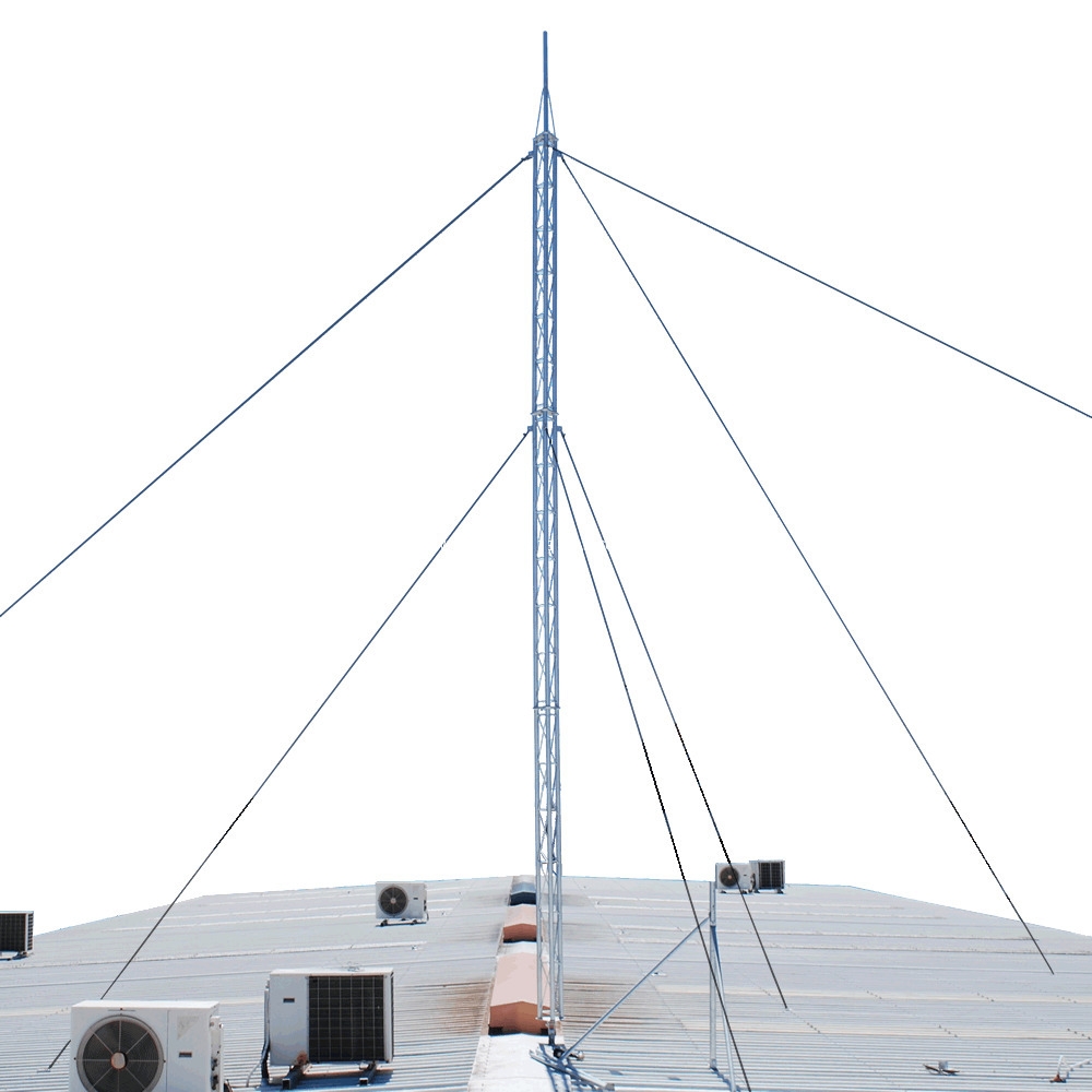 6 metre Aluminium Lattice Serviceable Guyed Tower - Essential Communication Services